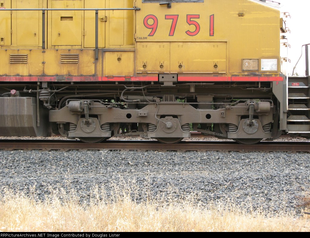 UP 9751 Front Truck Details